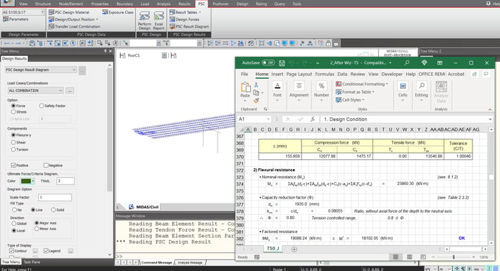 Super T-Girder Bridge Design as per AS 5100