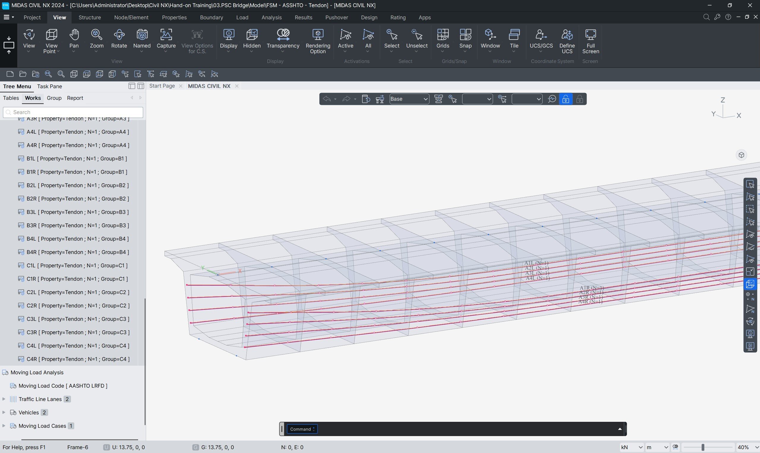 Midas Civil NX On-demand Training (Arch Bridge as per AASHTO)